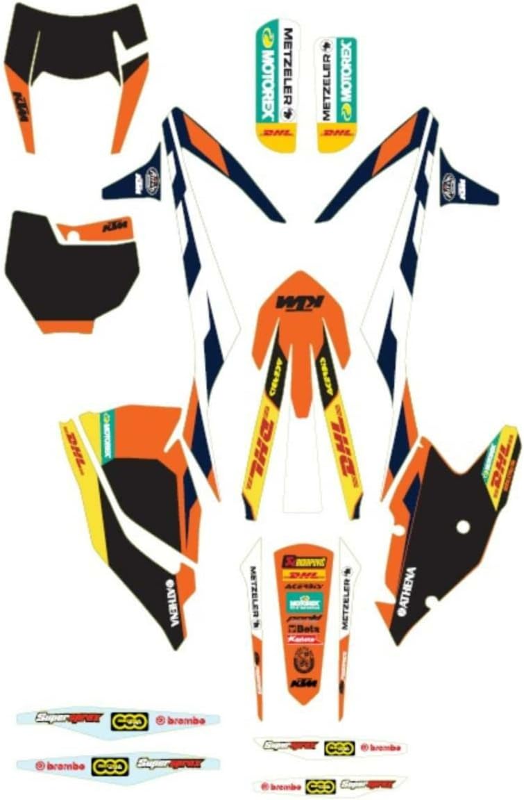 Amazon.com: MXP Graphics 3M Graphics kit Decal Sticker for ktm 125 150 ...