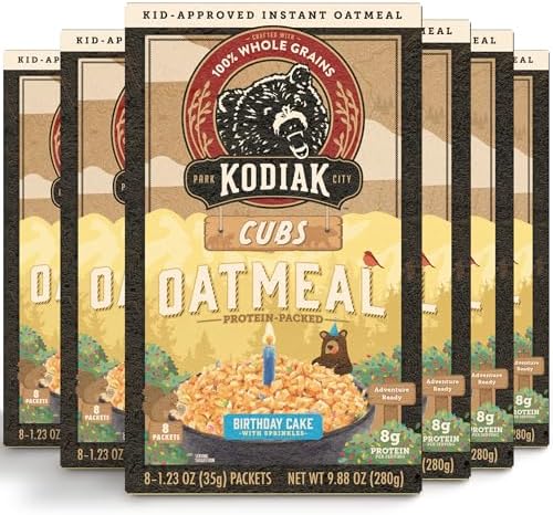 Amazon.com: Kodiak Cakes Peak Instant Oatmeal Packets, Banana Nut, High ...