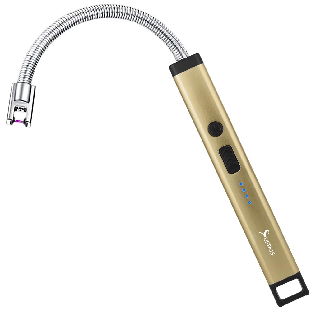 Amazon.com: SUPRUS Rechargeable Candle Lighter Electric Arc Lighter ...