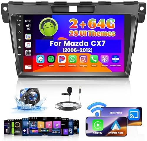 Amazon.com: Roinvou 2+64G Android 9" Touch Screen for Mazda 3 2010-2013 ...