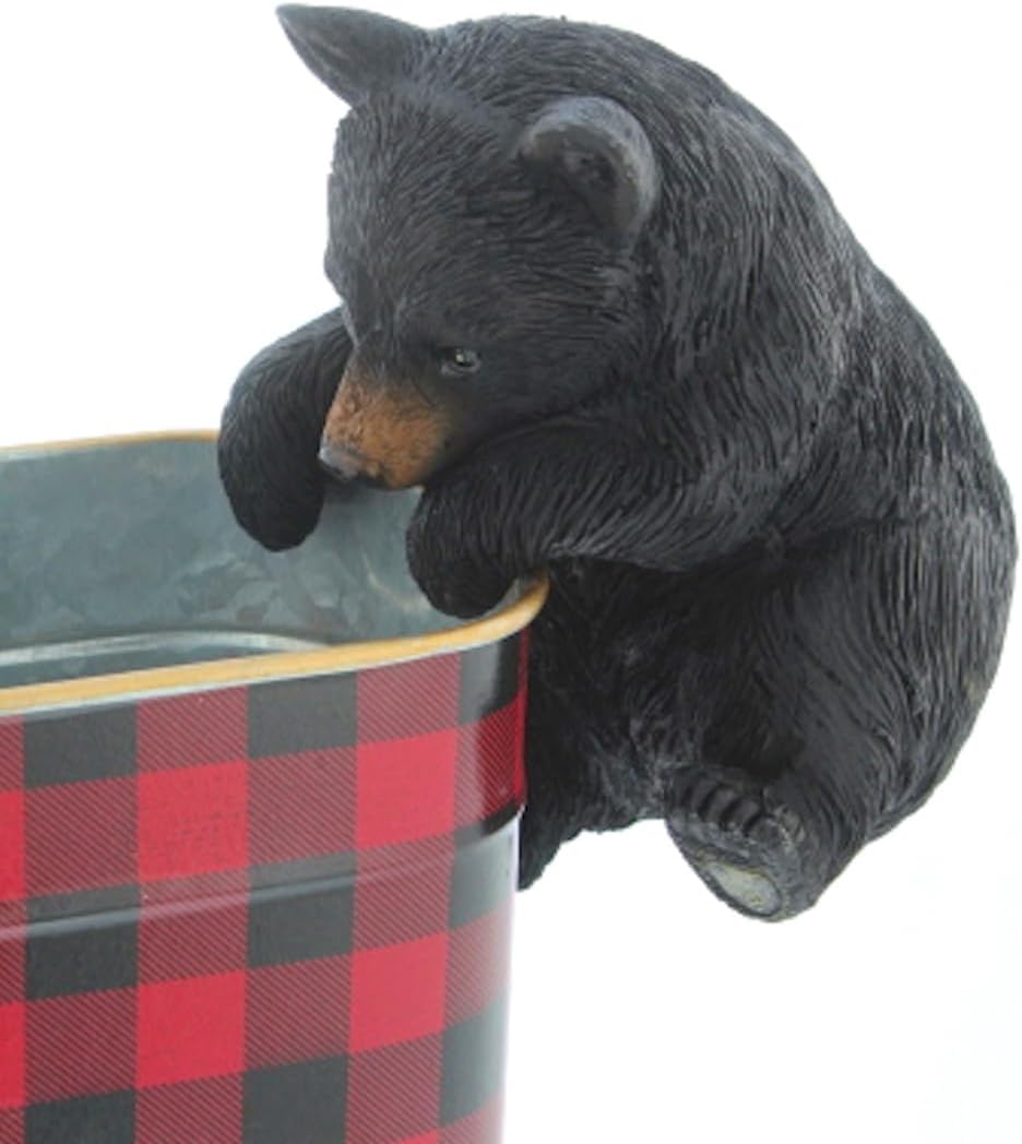 Amazon.com : Distinctive Designs Black Bear Pot Hanger - Black Bear ...