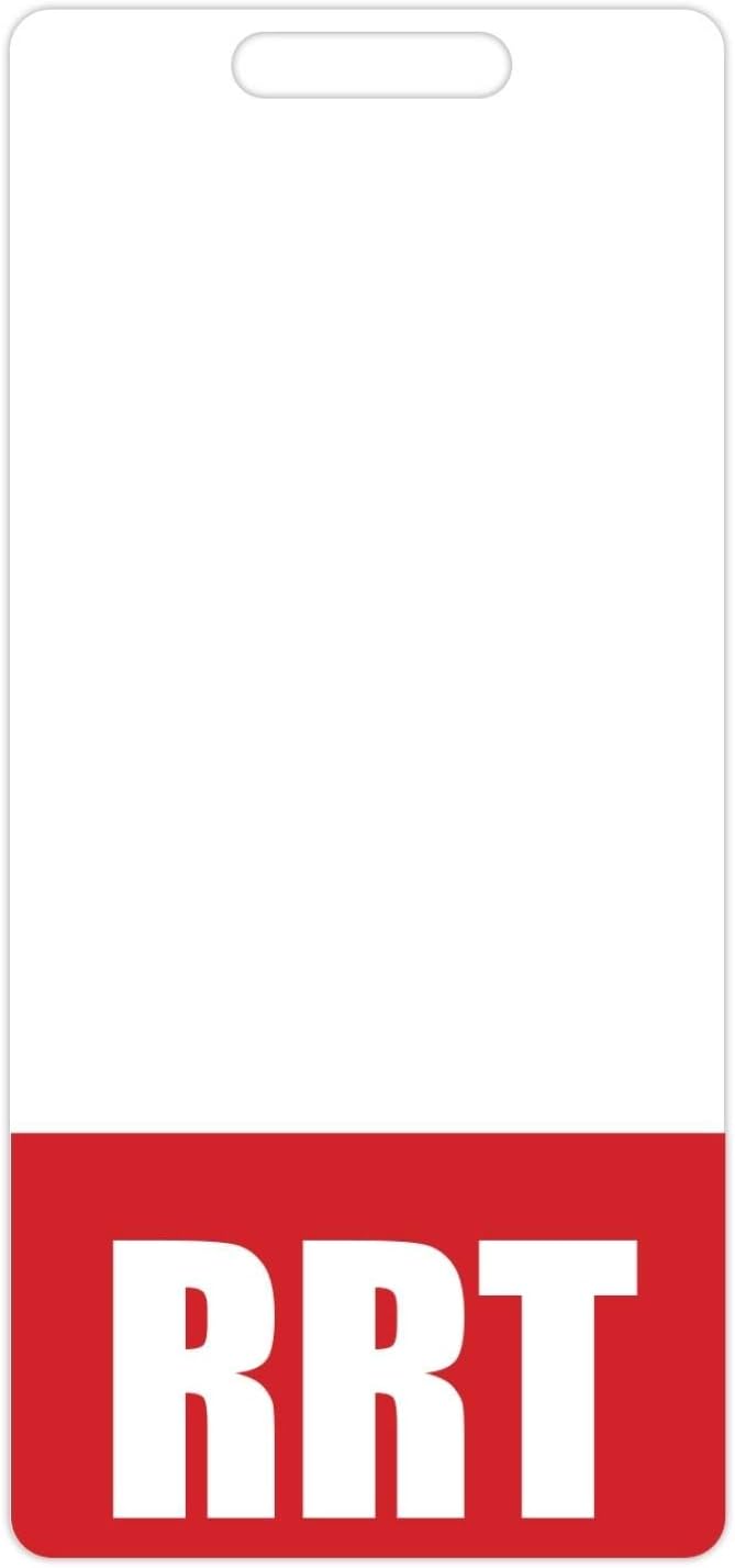 Amazon.com : RRT Badge Buddy (Red) - Vertical Heavy Duty Badge Tags for ...