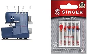 SINGER Making The Cut 4 Thread Serger (S0230) + 10-Pack Regular Point ...