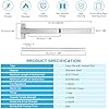 IRONWALLS 27.5” Vertical Rod Push Bar Panic Exit Device and 2-Pack ...