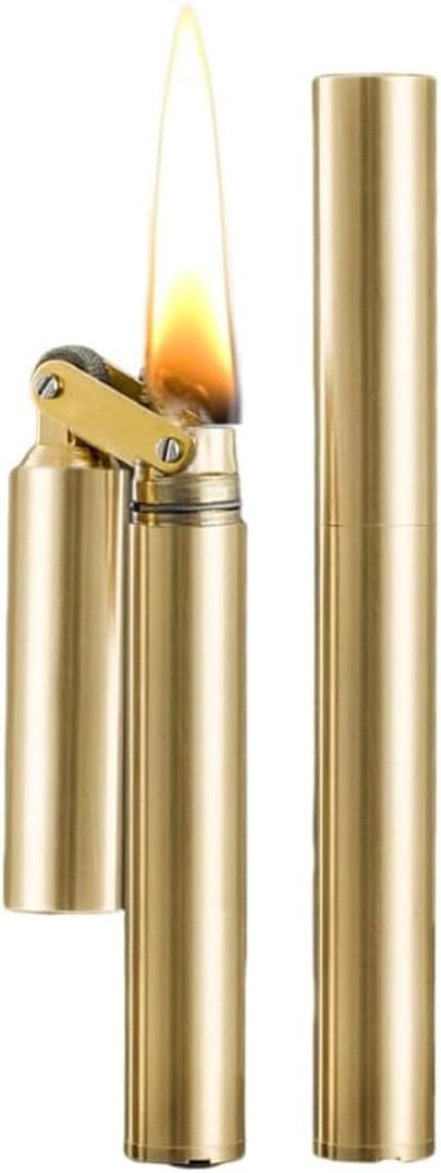 Amazon.com: Vintage Trench Lighter, Cool Copper Lighter, Windproof ...