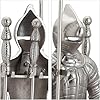 Amazon.com: Lizh Metalwork Medieval Knight Fireplace Tools Set,Heavy ...