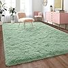 Amazon.com: Jocovieh Soft Sage-Green Rugs for Bedroom, 5x7 Feet Fluffy ...