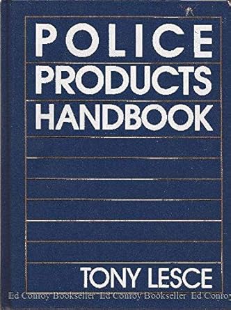 Buy Police Products Handbook Book Online at Low Prices in India ...