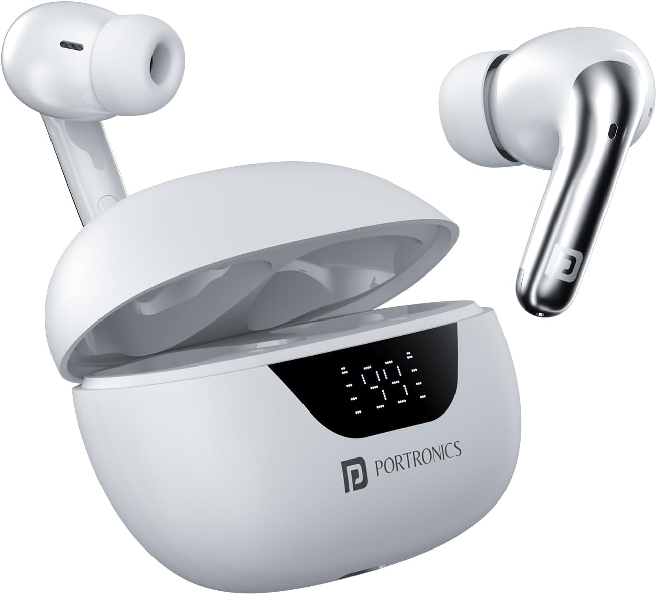 Portronics Harmonics Twins 28 ANC TWS in Ear Earbuds with Smart Touch ...