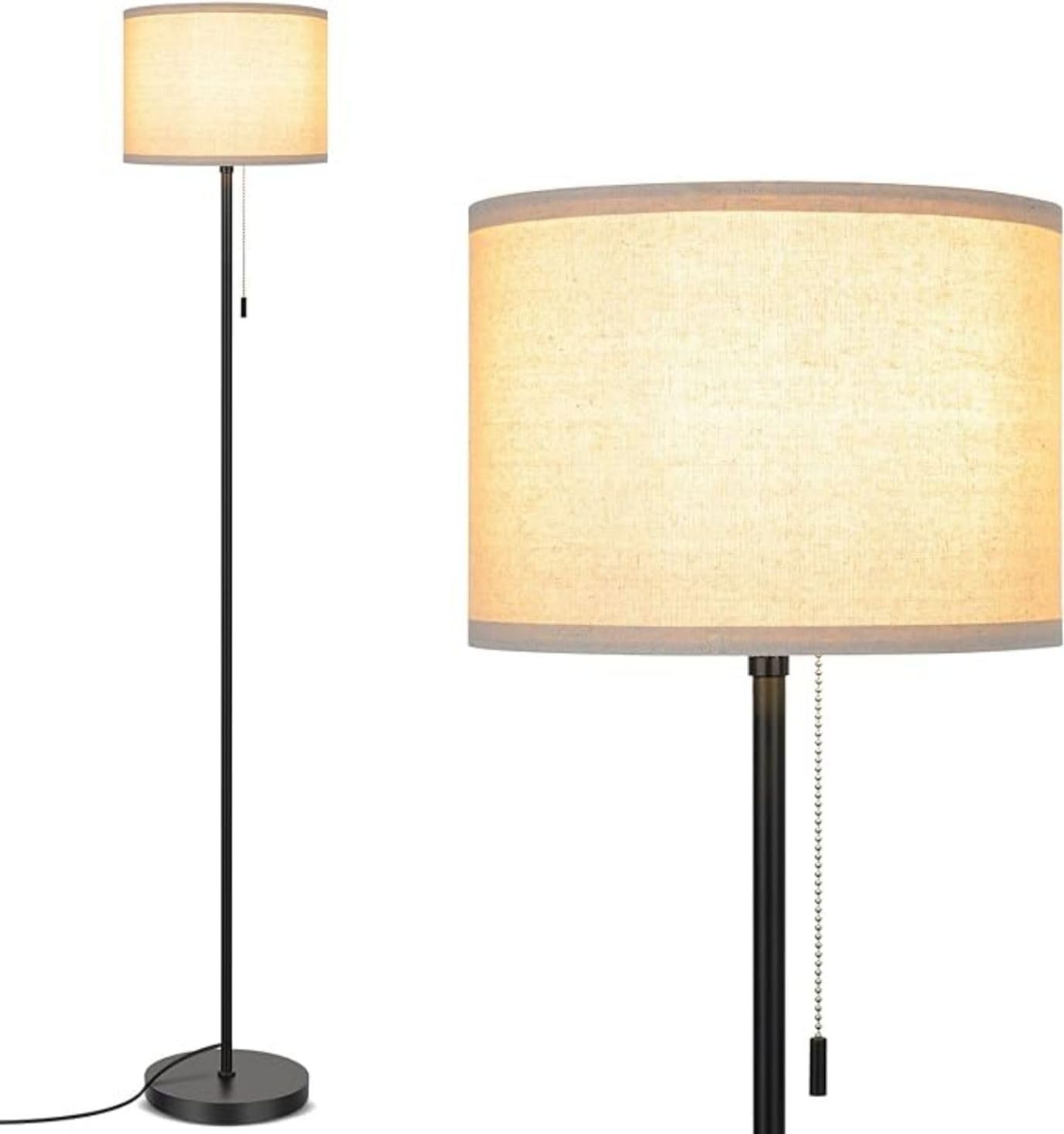 Kusport Floor Lamp for Living Room | LED Modern Simple Standing Lamps ...