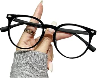 Amazon.com: Optifine Round Blue Light Blocking Glasses for Women Men ...