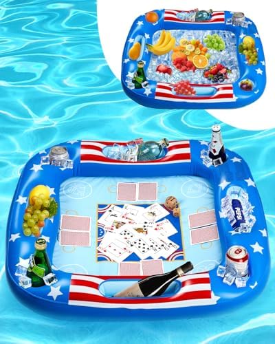Floating Pool Games Table - Inflatable Board Games Table with ...