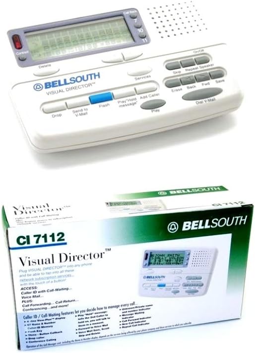 Amazon.com: BellSouth Caller ID Box Call Waiting Deluxe Memory with ...