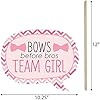 Amazon.com: Funny Chevron Gender Reveal - Baby Shower Photo Booth Props ...