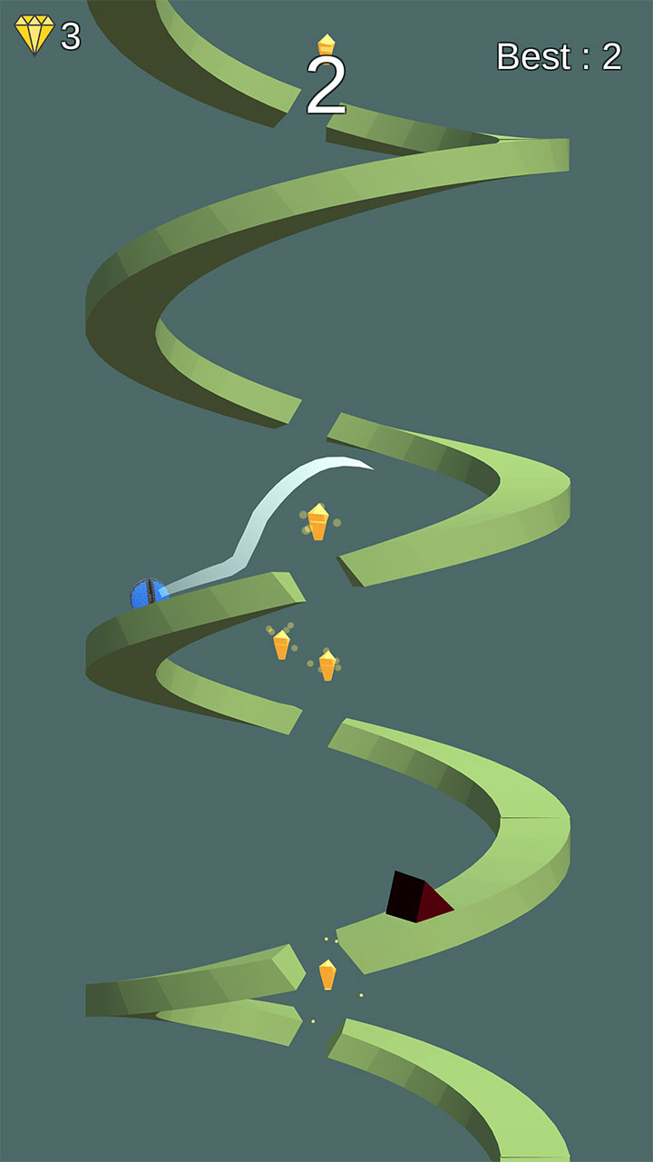 Helix Spiral Jump Game Pro: An Addicting and Colorful Journey down through the Spiral Tower ...
