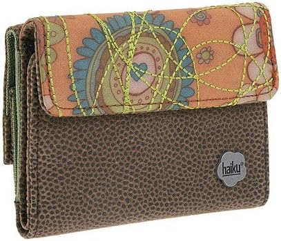 Amazon.com: Haiku Small Wallet (Swirl: Chocolate Brown) : Clothing ...