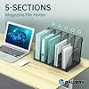 Amazon.com: Gawerk Desktop File Magazine Folder Holder 5 Vertical ...