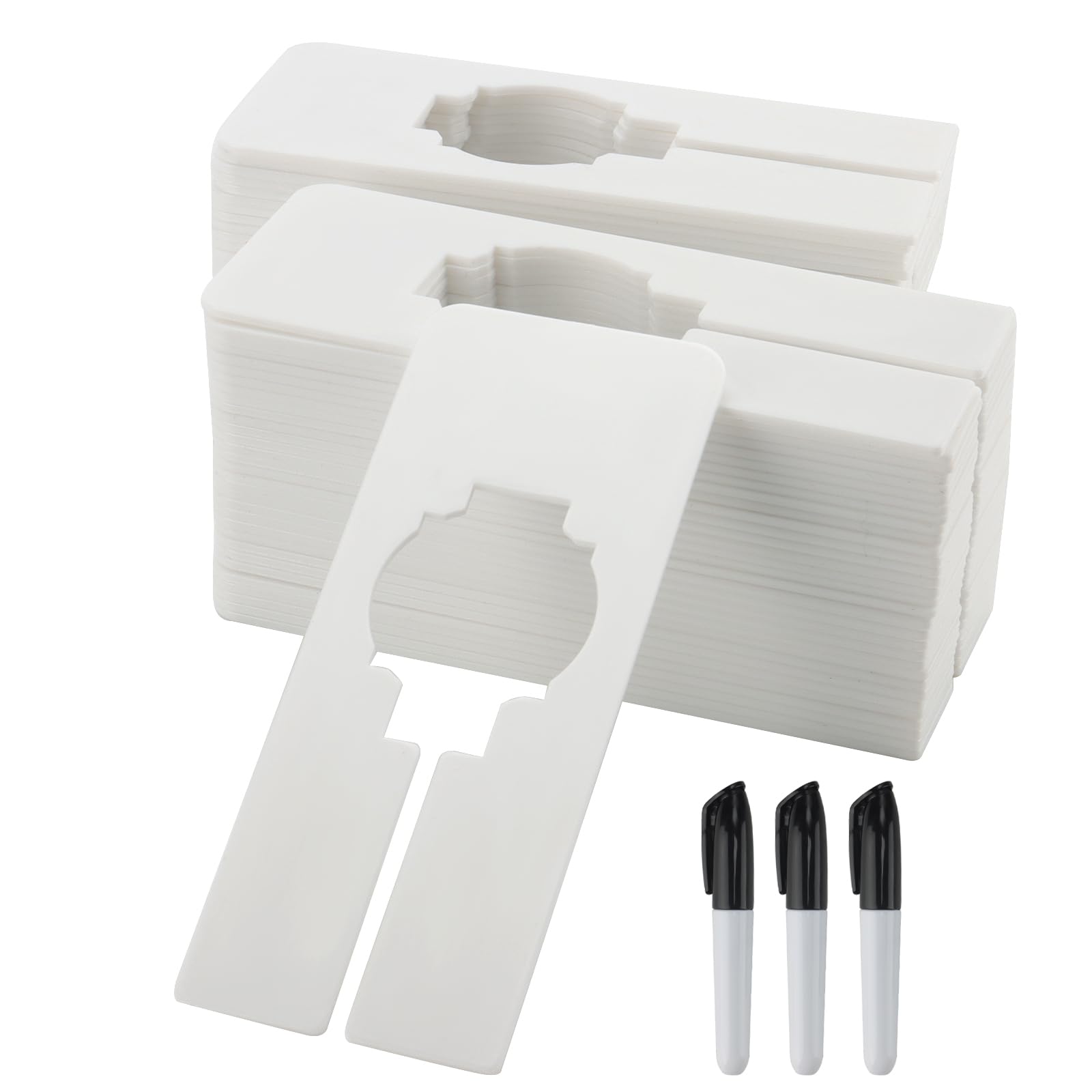 Amazon.com: SHEUTSAN 100 PCS 12.5 x 5cm Plastic Clothing Rack Dividers ...