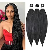 Amazon.com : Pre Stretched Braiding Hair Long Braid 24 Inch 3 Packs ...