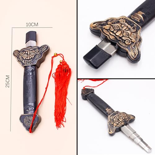 HIXNUG Stainless Steel Dull Sword Toys Retractable Sword Practice ...