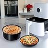 Amazon.com: Air Fryer Cake Pan, 2pcs 6 Inch Baking Pans For Air Fryer ...
