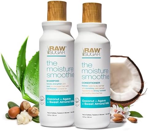 Amazon.com : Raw Sugar Moisture Smoothie Shampoo and Conditioner with ...