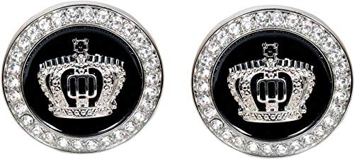 3D Metal Crown Black Sticker Emblem Decal : Amazon.in: Car & Motorbike