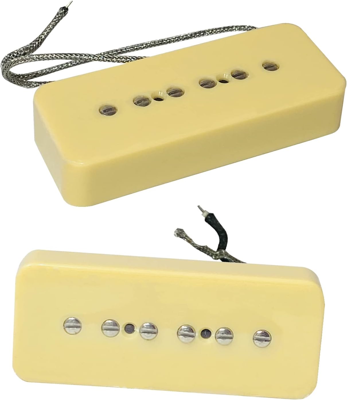 Amazon.com: LAMSAM P90 Pickup Set, Single Coil Neck Bridge PUP Loaded ...