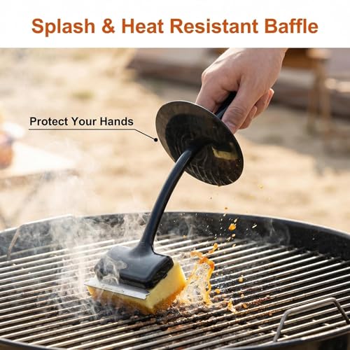 LZLOOK Grill Brush, Bristle Free BBQ Brush with Self-Cleaning Water Box ...