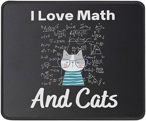 Amazon.com: I Love Math and Cats Cute Kitty Cat Mouse Pad - Gifts for ...