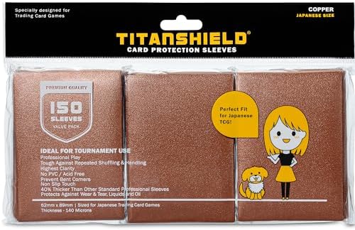 Amazon.com: TitanShield (150 Sleeve) Colored Small Japanese Sized ...