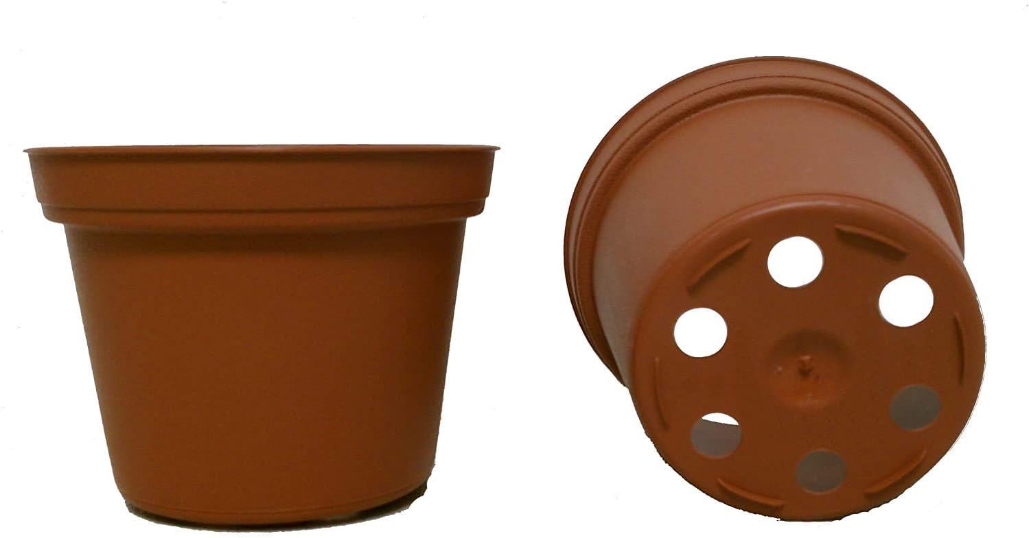 Amazon.com: Seed Kingdom 50 New 3 Inch Plastic Nursery Pots ~ Pots are ...
