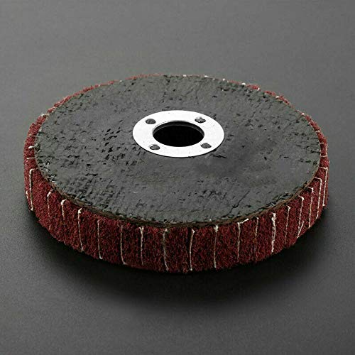 Generic Round Polishing Wheel Flap Pad for Metal Wood Fiber Rotary Tool ...