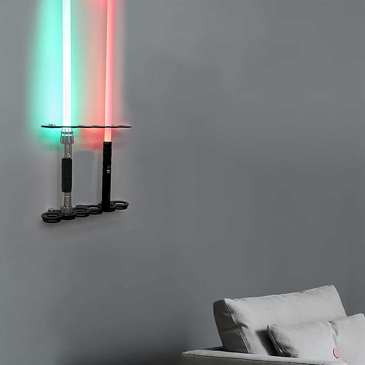 Amazon.com: HHUXIUE Lightsaber Wall Mount Lightsaber Stand Sword shelf ...