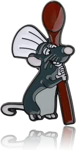 Amazon.com: KEYCHIN Funny Rat Remy Brooch Remy Chef Fans Gifts Little ...
