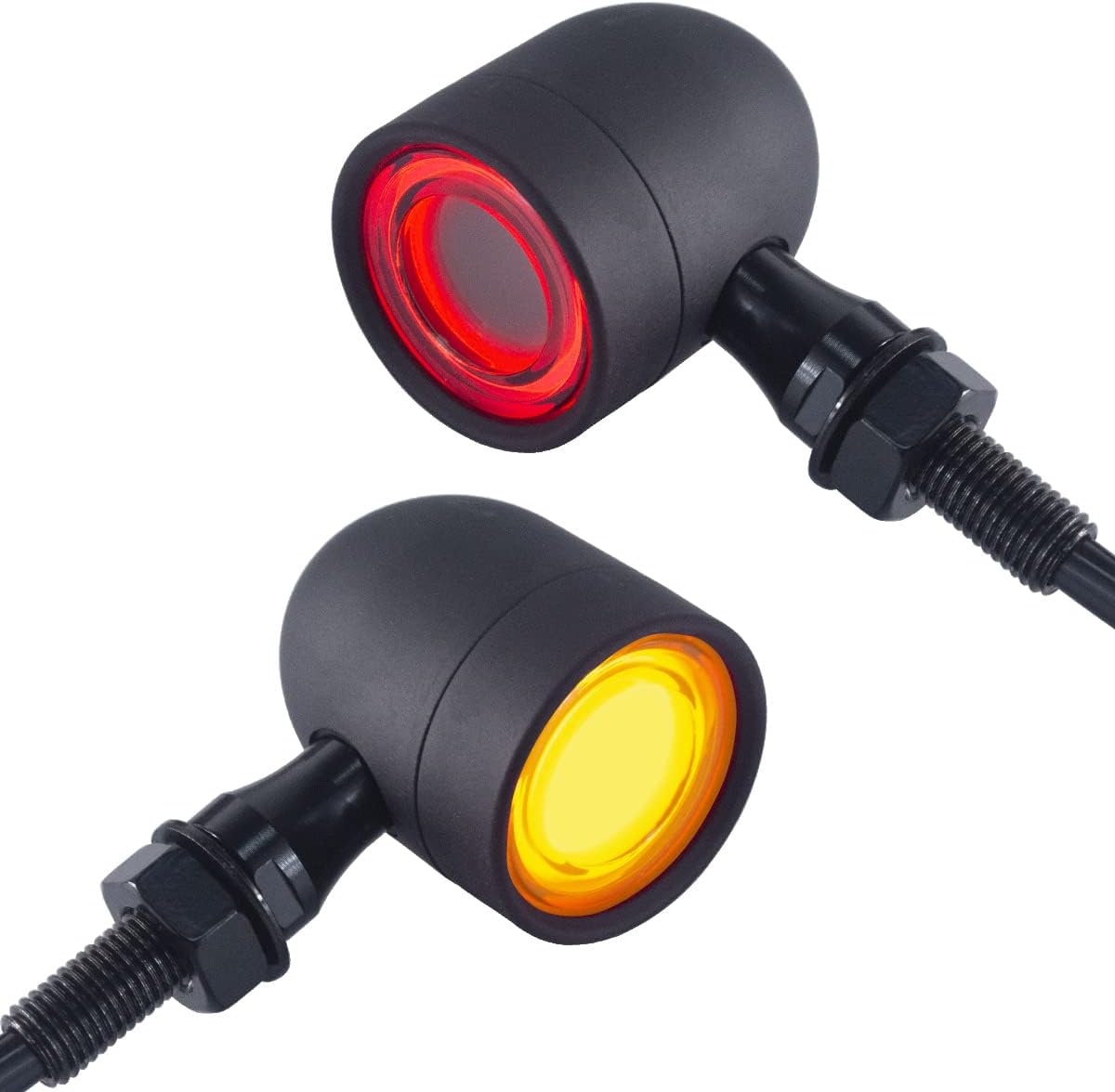 Amazon.com: FATECIM 2X Motorcycle LED Bullet Tail Lights Turn Signals ...