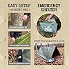 Amazon.com: Monterra Insulated Tarp, Emergency Survival Blanket, 60” x ...