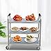 JKGHK Stainless Steel Serving Trolley Utility Rolling Cart, - Want It All