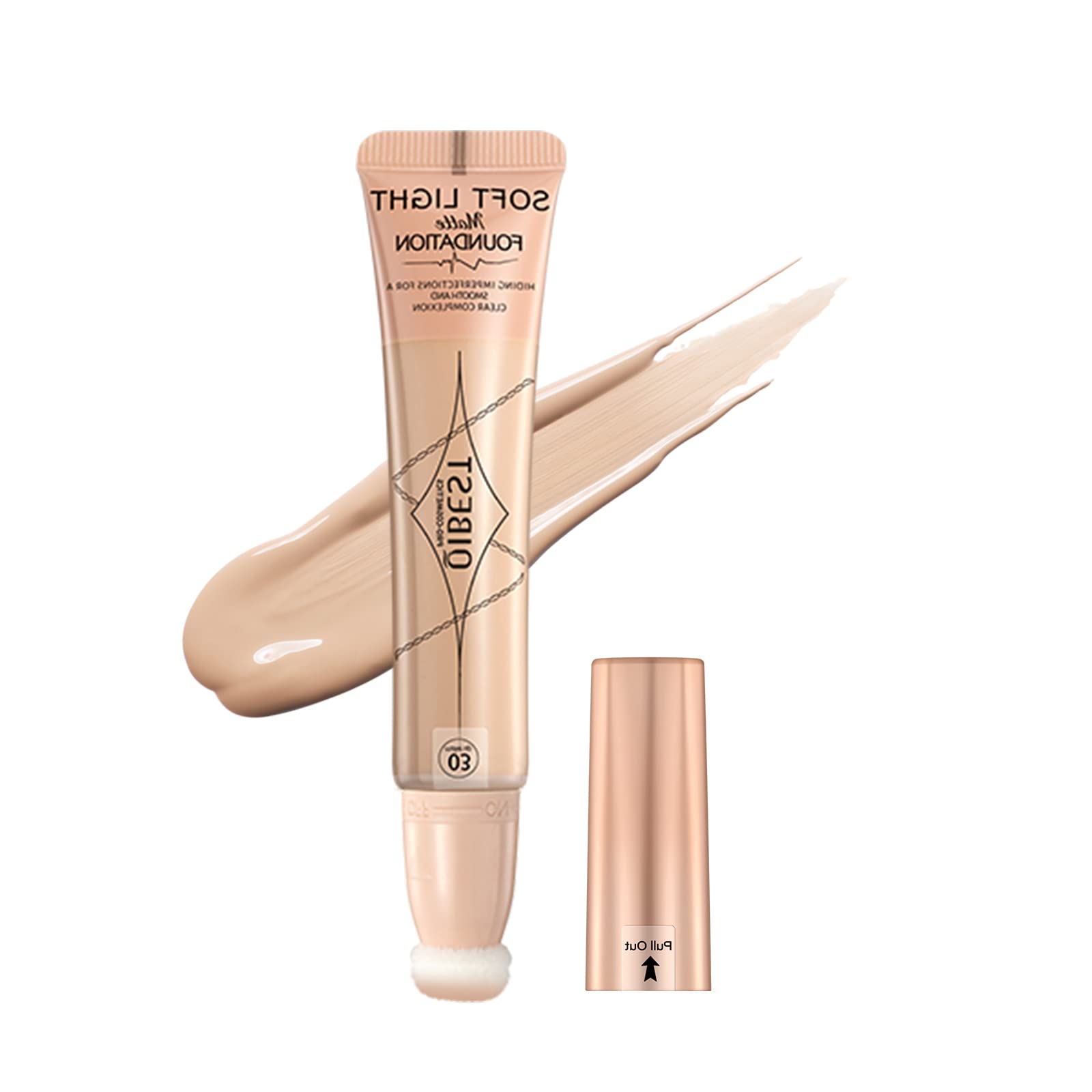 Liquid Foundation Beauty Wand - With Cushion Applicator Easy to Apply ...