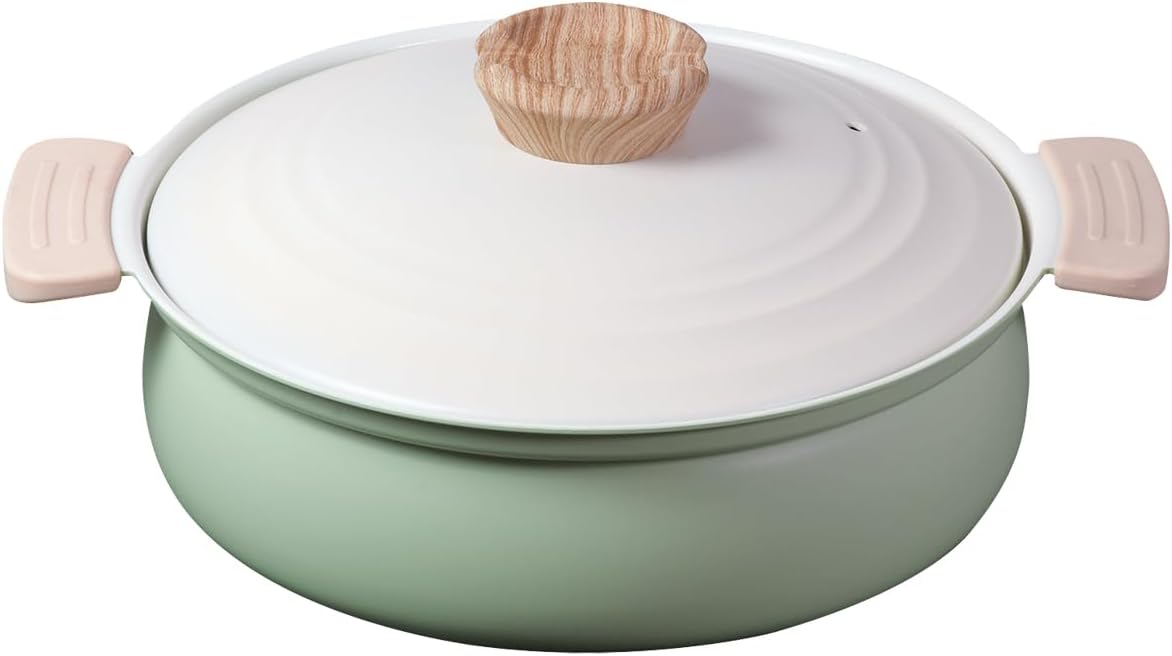 Amazon｜高木金属工業(Takagi Metal) 高木金属 両手鍋 洗いやすい 卓上鍋 ホーロー IH対応 27cm あじわい鍋 土鍋風 平安 HA-H27N｜フック オンライン通販