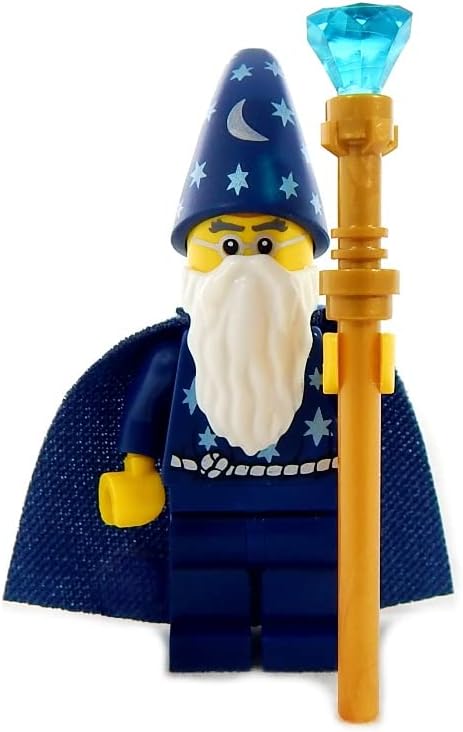 Lego Merlin Minifigure - Con Bastón y Caballero del Castillo del Cabo ...