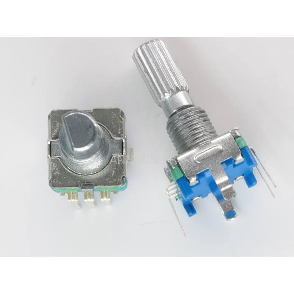 2pcs EC11 Rotary Encoder Audio Digital Potentiometer with Switch Handle 20mm EC11 Switch: Amazon ...