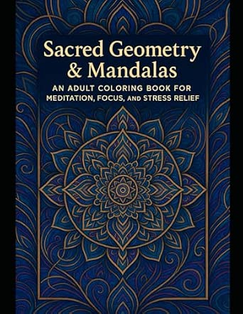 Amazon.com: Mandala & Geometric Patterns Coloring Book: Intricate ...