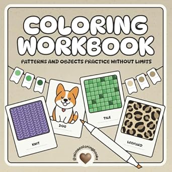 Amazon.com: Coloring workbook: Patterns and objects practice without ...