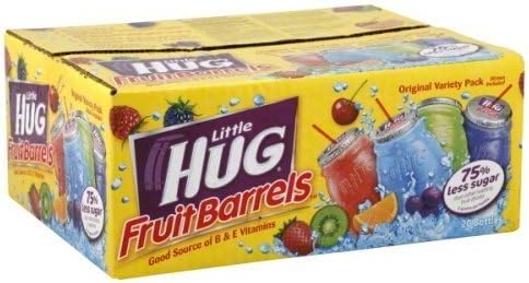 Amazon.com : Little Hug Original Variety Pack Fruit Barrels Fruit ...