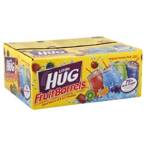Amazon.com : Little Hug Original Variety Pack Fruit Barrels Fruit ...