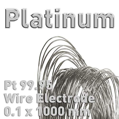 Platinum Wire, Dia 0.1mm x L. 1000mm, Electrode for - Want It All