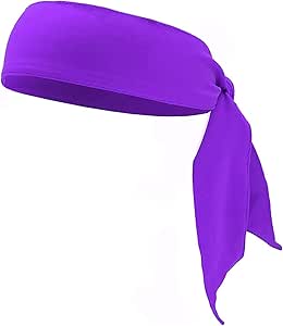 Purple Ties Headband, Sports Headbands for Men, Women, Ninja, Karate ...