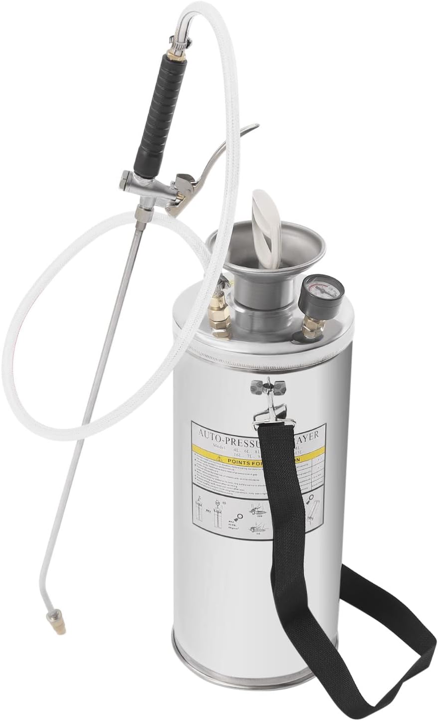 Amazon.com : 1.5Gal Stainless Steel Sprayer, Heavy Duty Hand Stainless ...