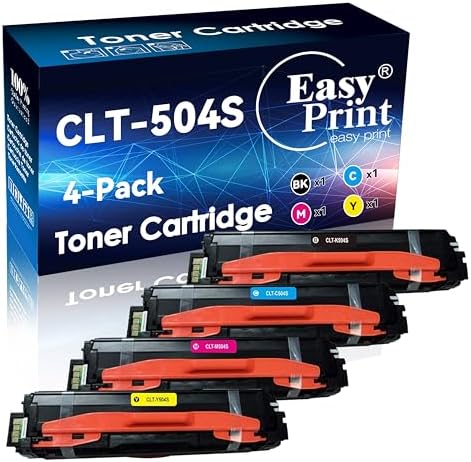 Amazon.com: EASYPRINT Compatible Toner Cartridge Replacement for Samsung CLT-504S CLT-K504S Used ...